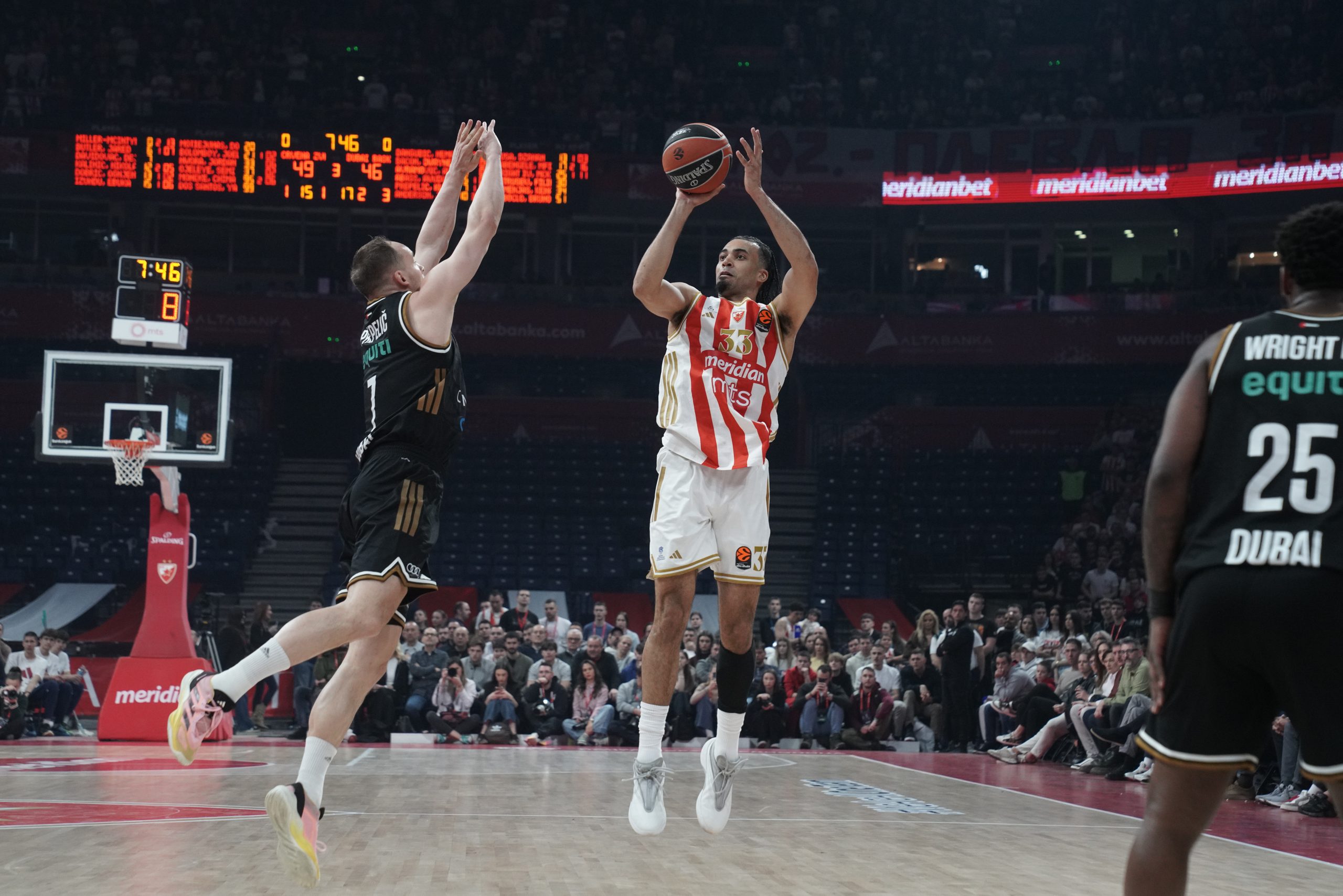 CRVENA ZVEZDA POBEDILA DUBAI NA DOMAĆEM TERENU - TV Palma Plus