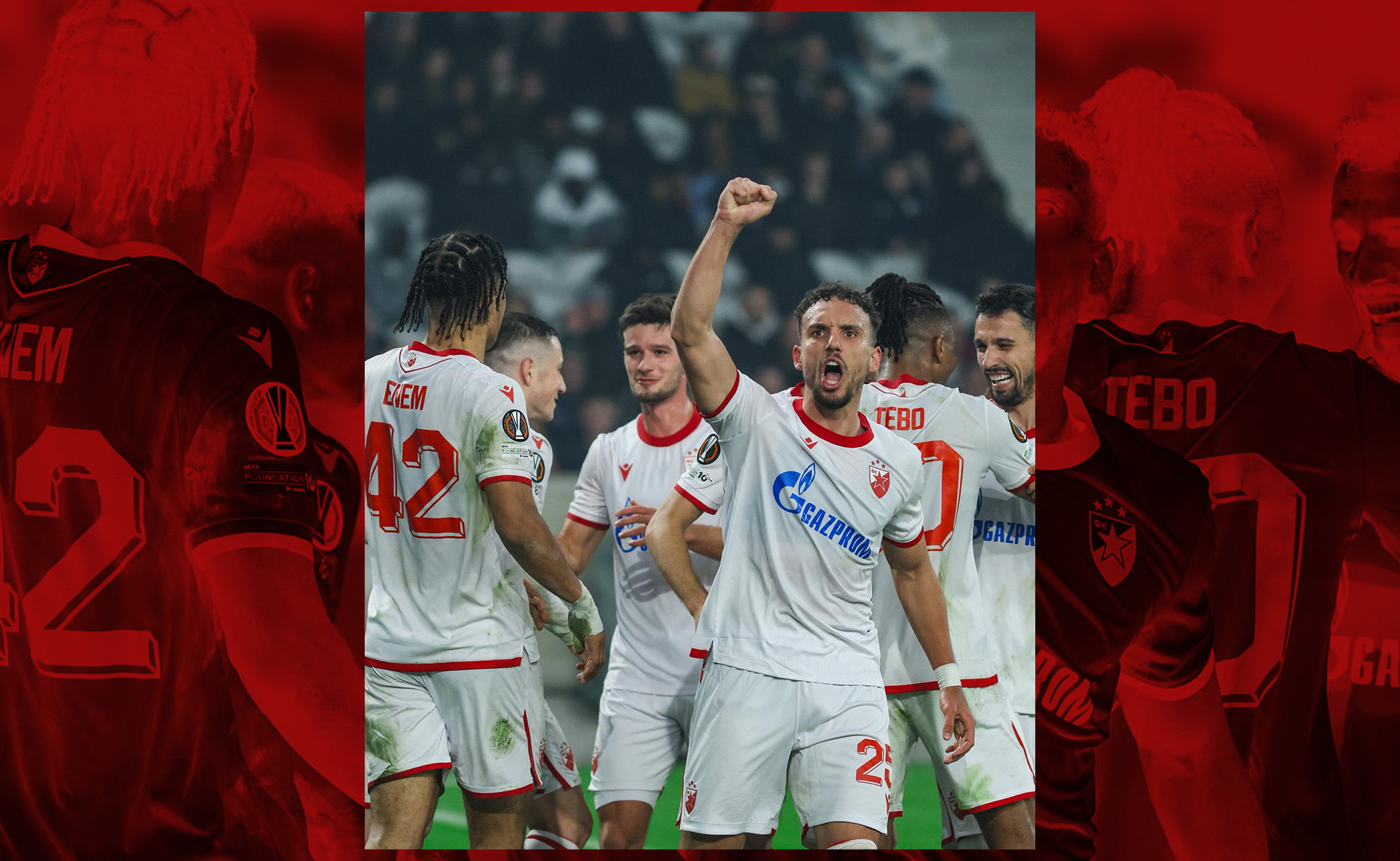 LIGA EVROPE: Crvena zvezda nadigrala Lil i krenula ka osmini finala ...